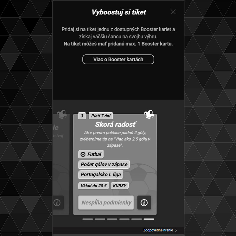 Booster karty - návod