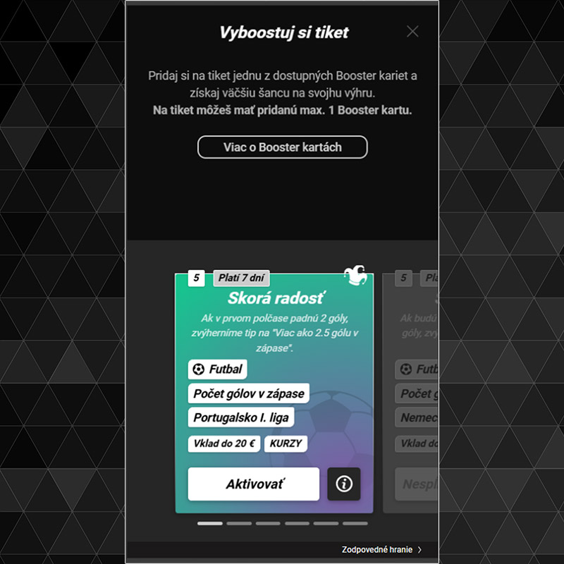 Booster karty - návod